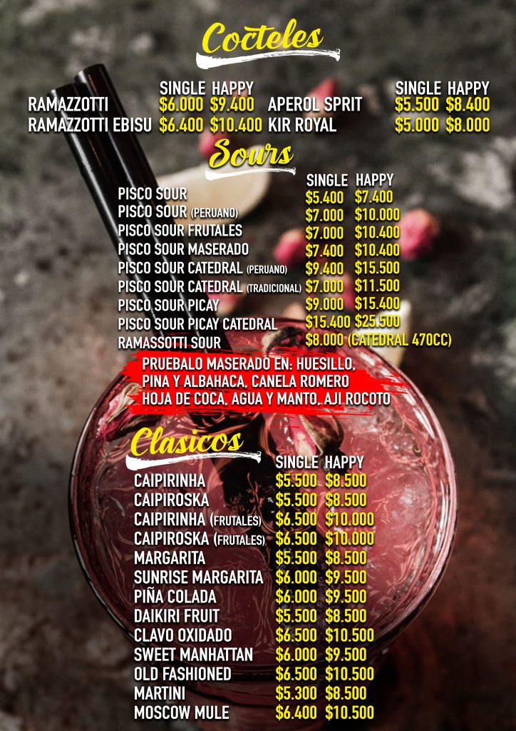 tragos – Ebisu Resto Bar Iquique